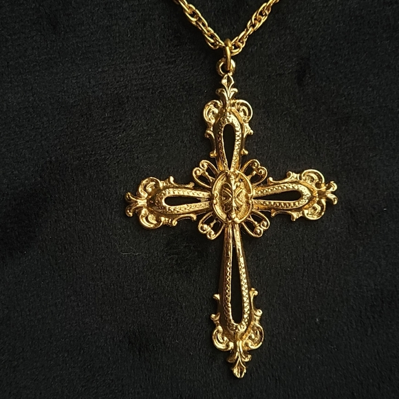 Jewelry | Vintage Cross Necklace | Poshmark